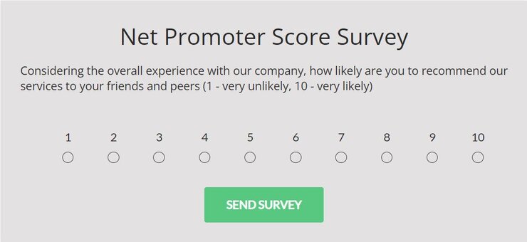 Free Net Promoter Score Survey Template | 123FormBuilder