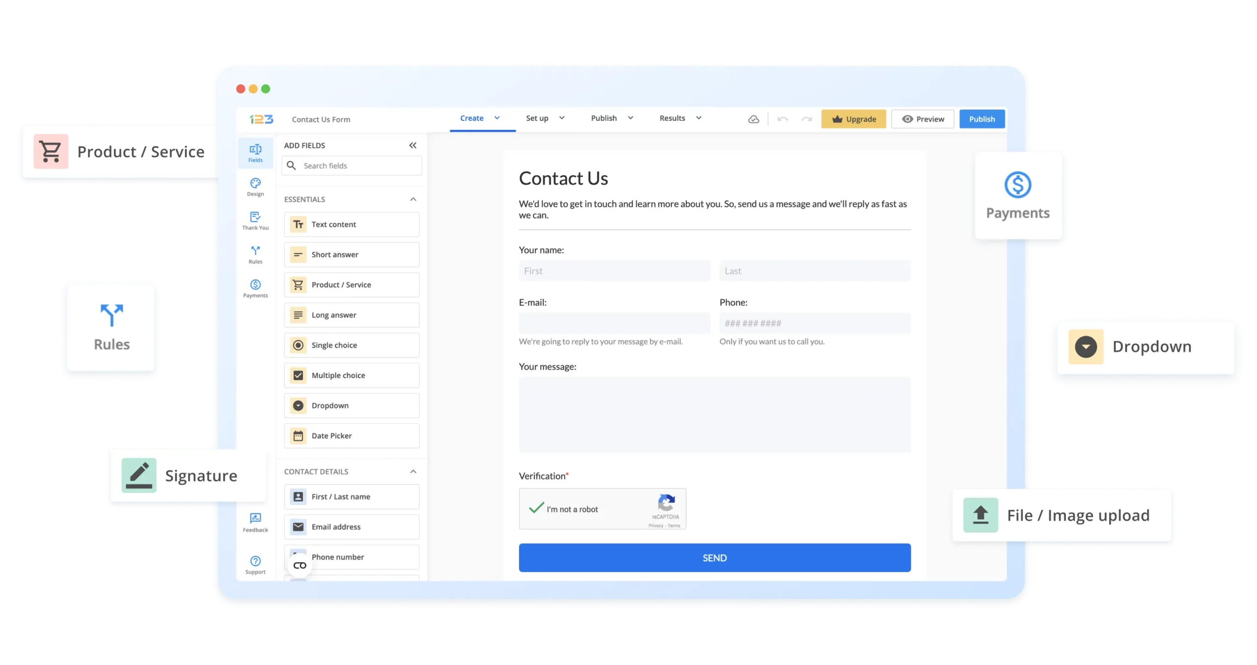 Free Online Form Builder | Form Creator | 123FormBuilder