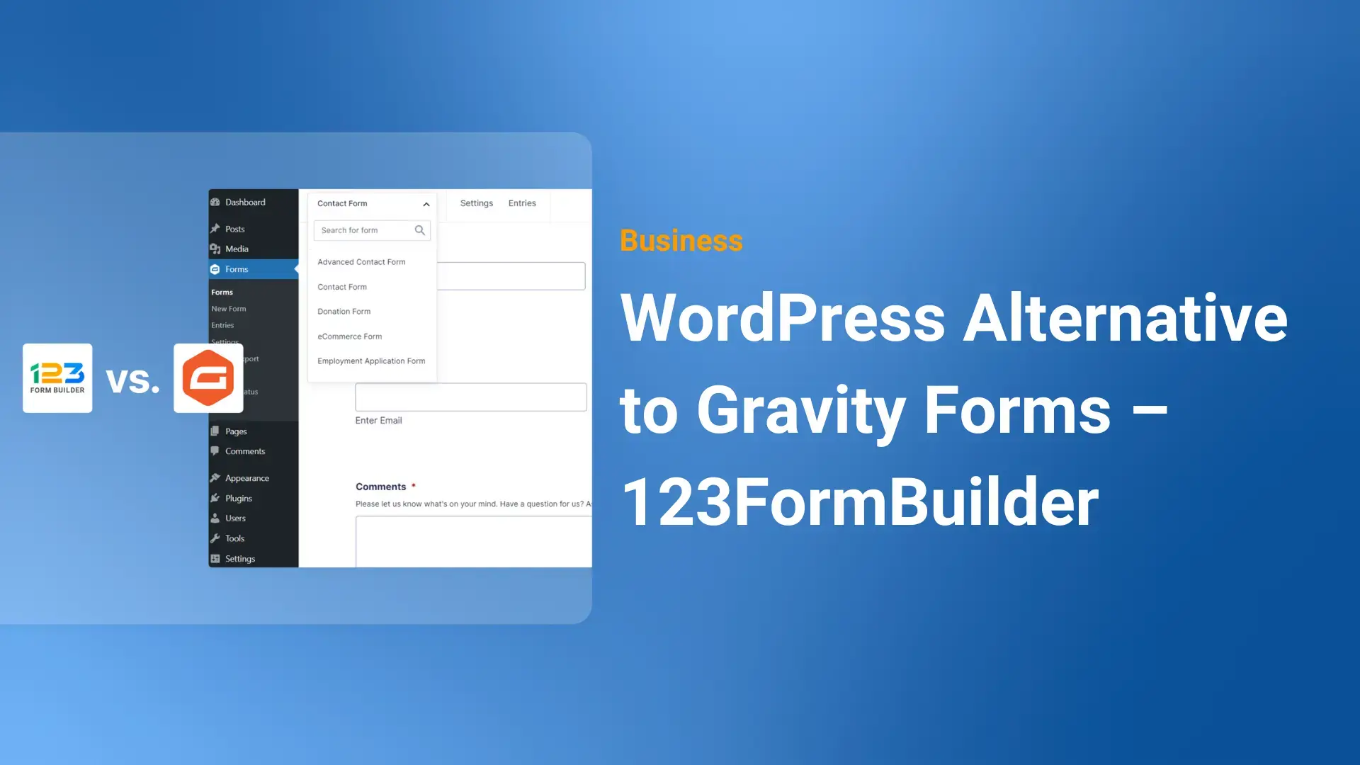 WordPress Alternative to Gravity Forms - 123FormBuilder - 123FormBuilder Blog